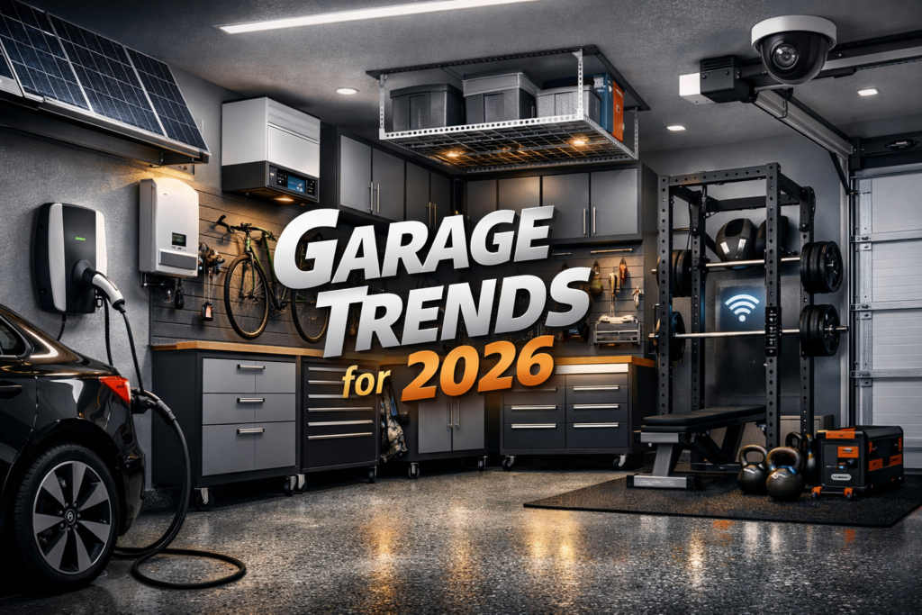 Garage Design Trends for 2026: EVs, Storage, Smart Tech